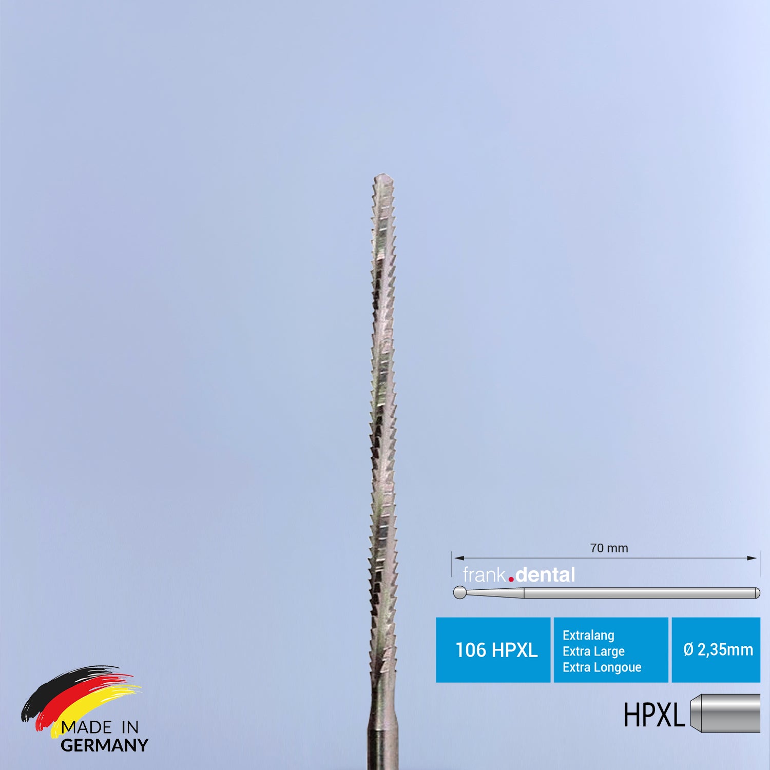 Frank Dental - Stainless Lindemann Bone Cutter - 169RF - Surgical ...