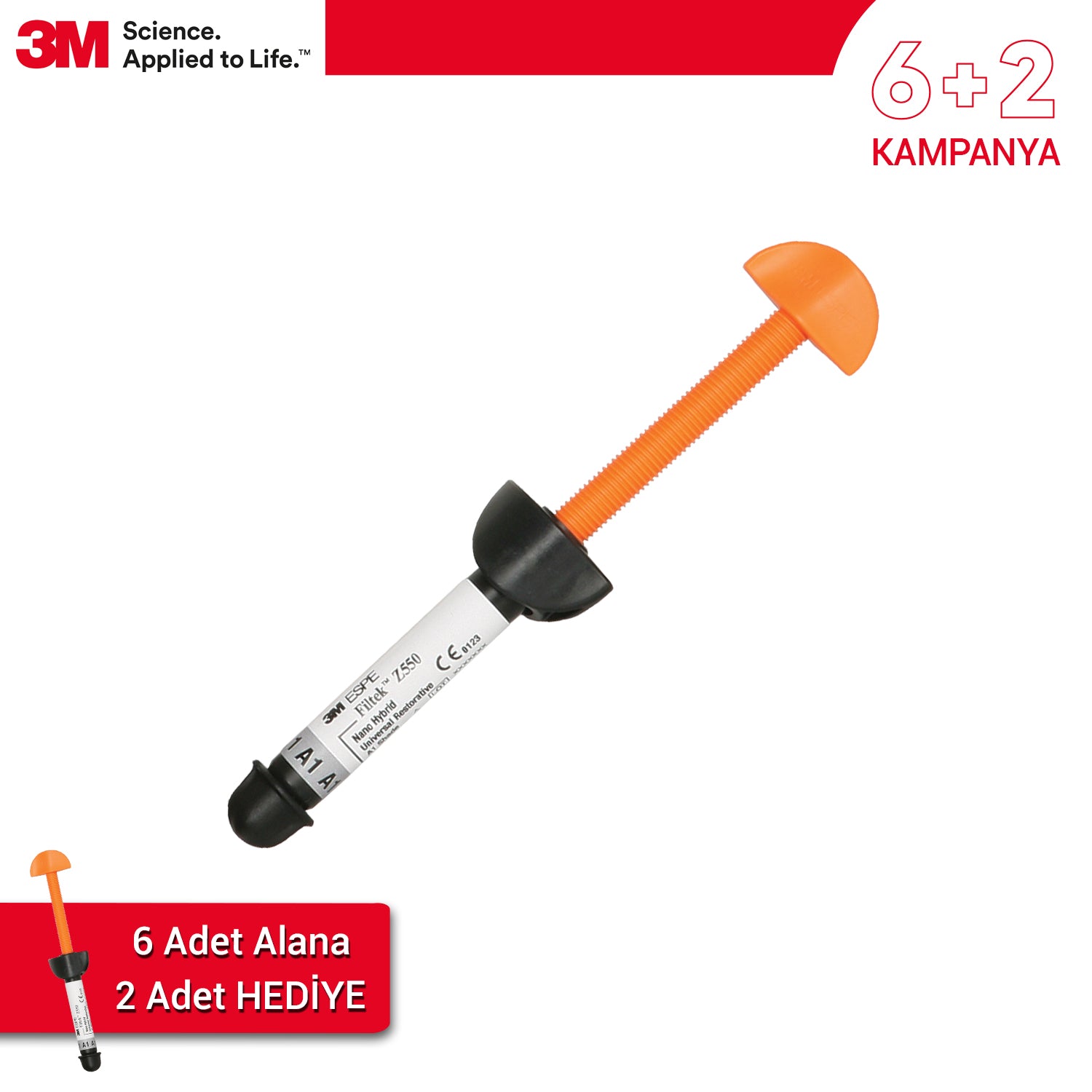 3M - 6+2 Offer Filtek Z550 Nano Hybrid Composite – DentrealStore