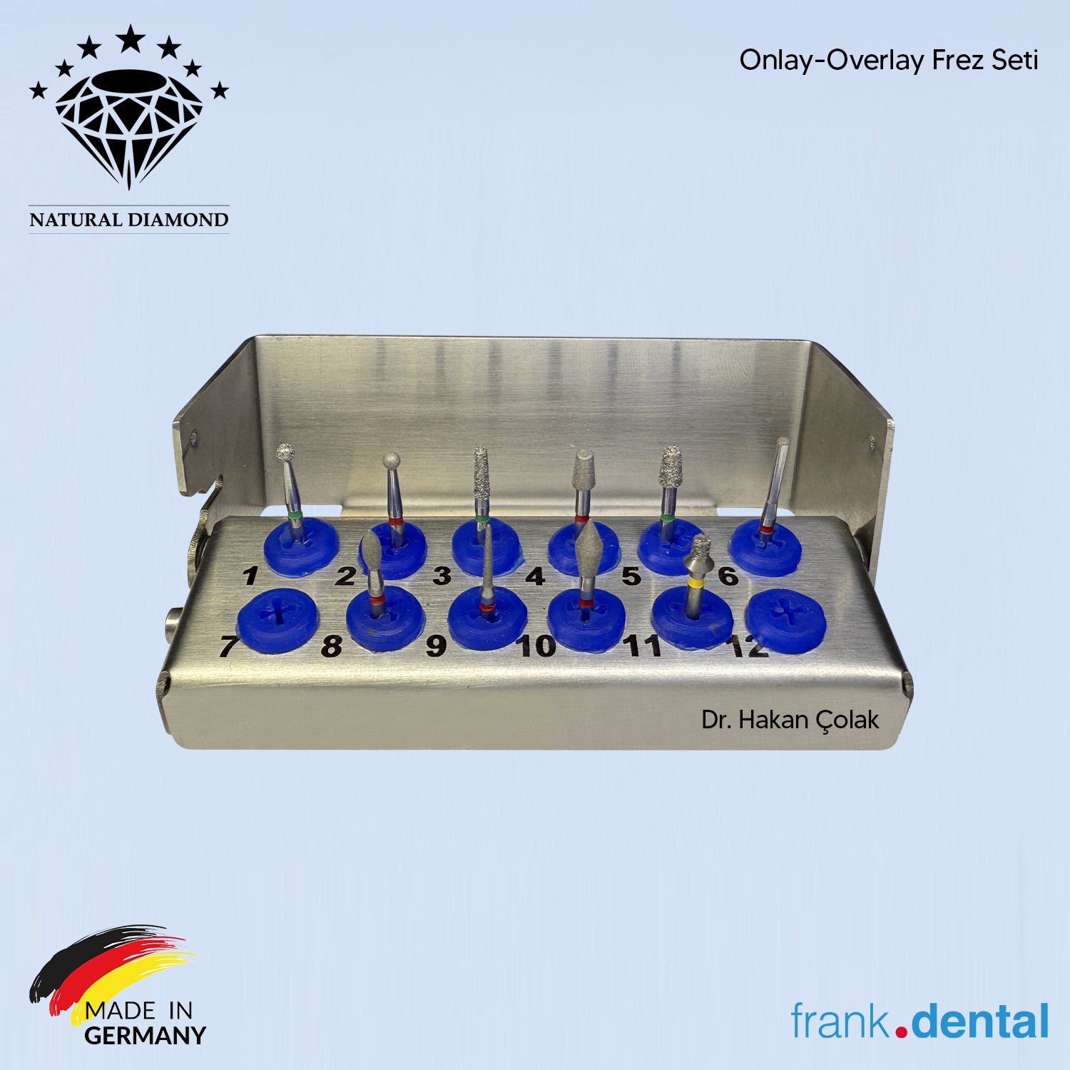 Frank Dental - Dr. Hakan Çolak Onlay-Overlay Bur Set - Sental Natural ...