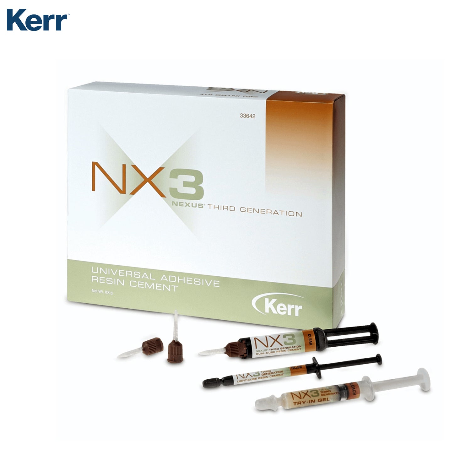 Kerr - Nx3 Nexus 3 Cement Starter Kit – DentrealStore