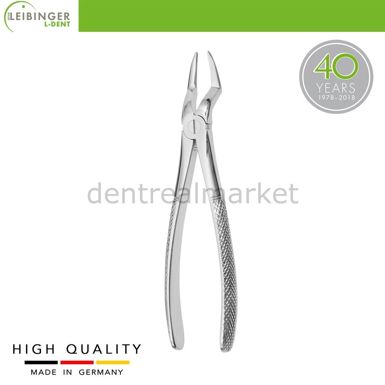 Leibinger - Adult Extracting Forceps 51A - Forceps for Upper Roots ...