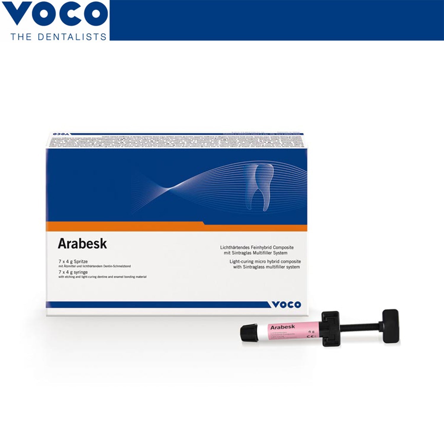 Voco - Arabesk N Micro Hybrid Composite kİT - 7*4 gr – DentrealStore