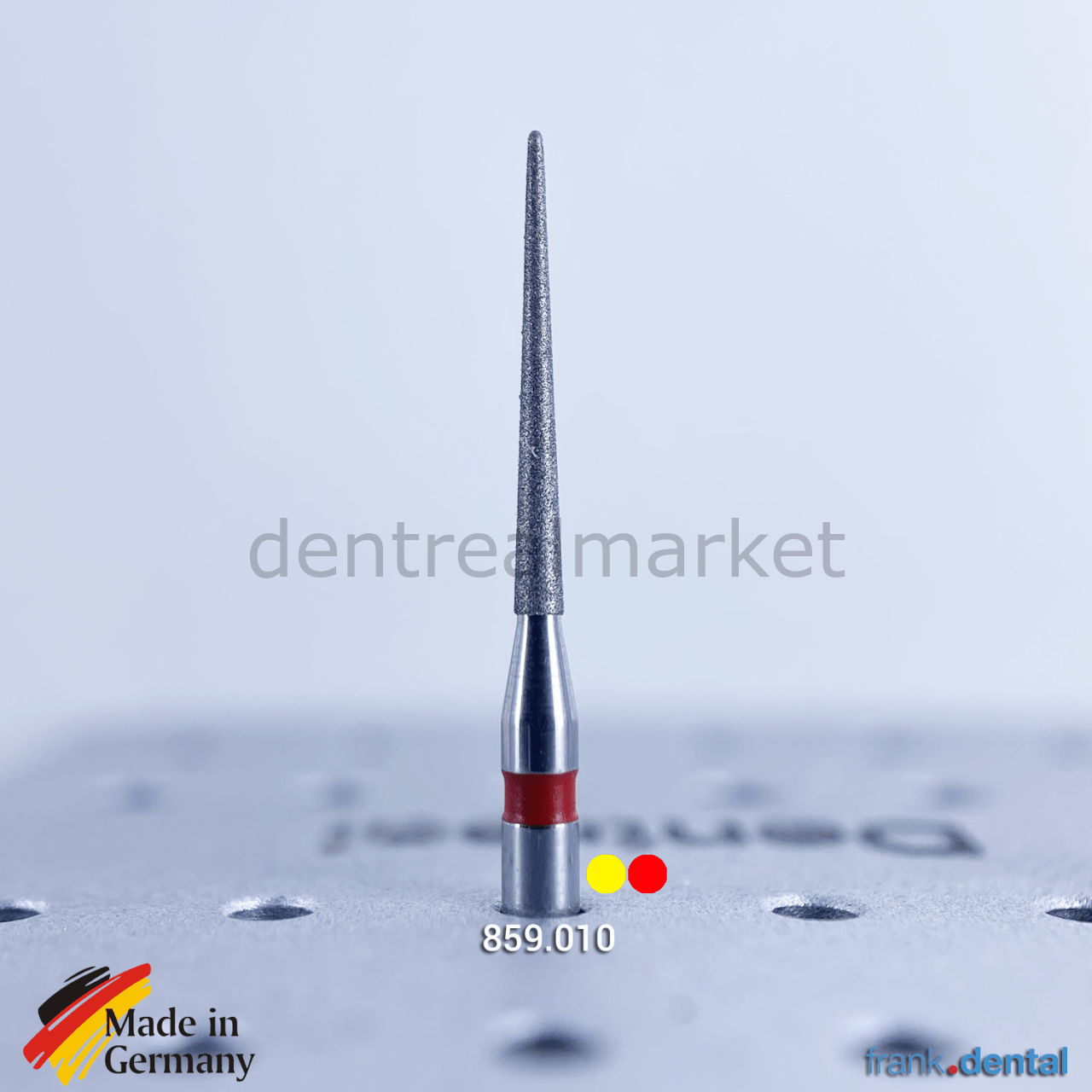 Frank Dental - Dental Natural Diamond Bur - 859LF Red and Yellow Blet ...