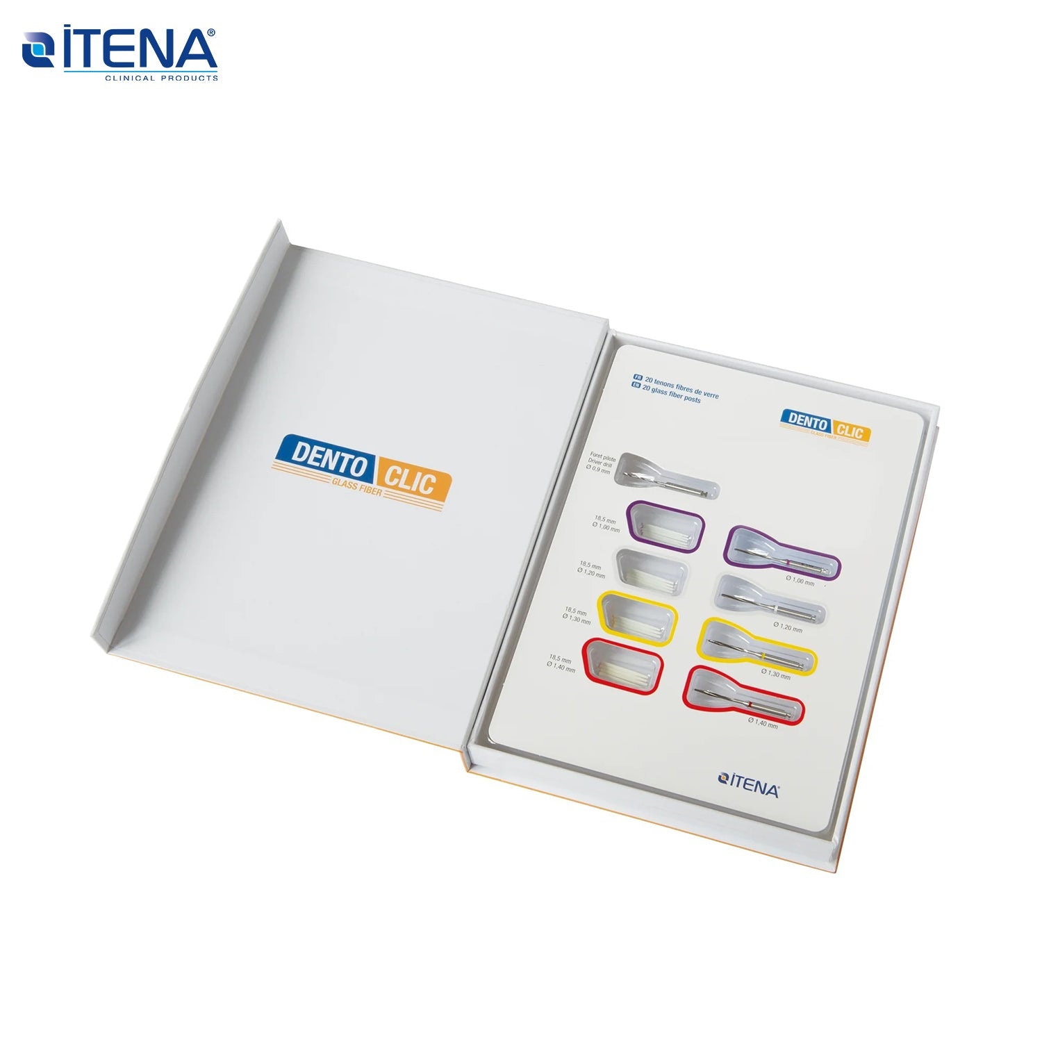 Itena - Dentoclic Fiberglass Translucent Post Kit – DentrealStore