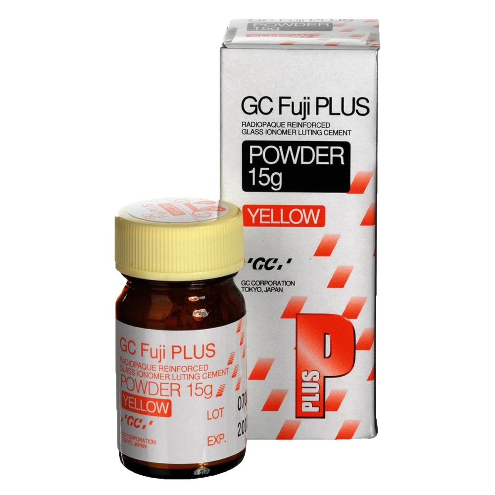Gc Dental - Fuji Plus Powder - Glass Ionomer Luting Cement, 15g ...