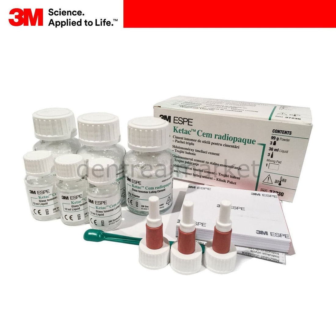 3M - Ketac Cem Radiopaque Glass Ionomer Luting Cement Triple Kit ...