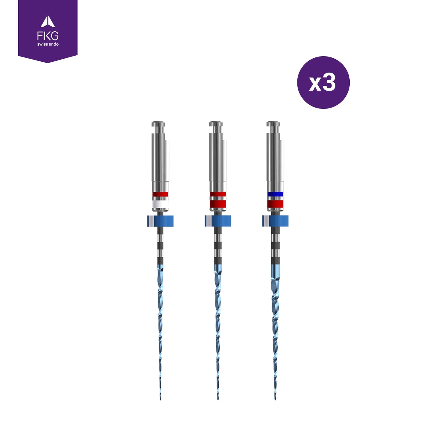 FKG Dental - Race Evo 4% Sequence Rotary Canal File - 3-Piece ...