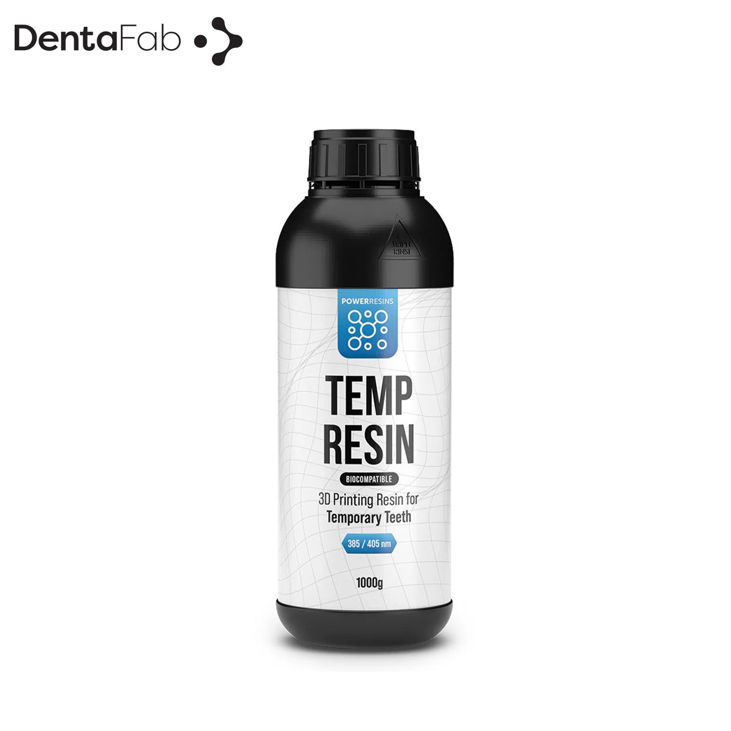 DentaFab - 3D Printer Resin - Powerresins Temp - 1000 gr – DentrealStore