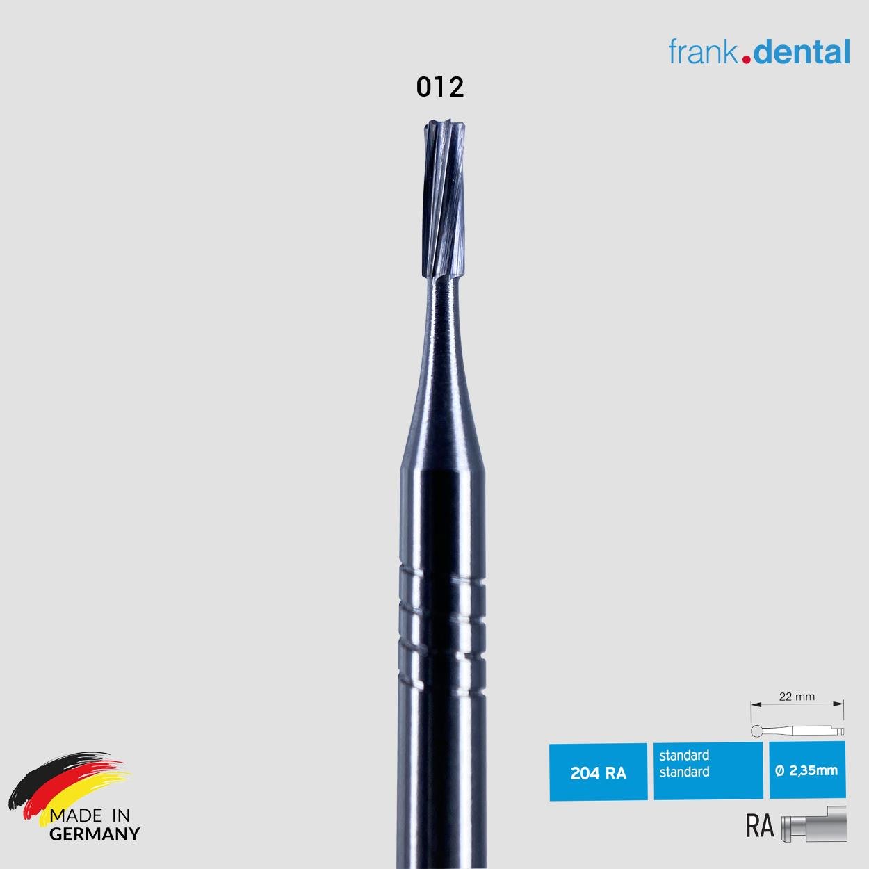 Frank Dental - Tungsten Carpide Bur - C.21RA - for Contra-Angle - 5 ...